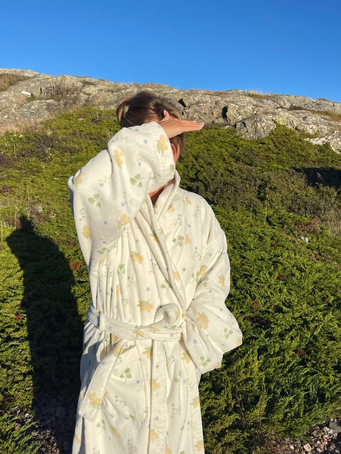 Djerf Avenue, robes, dressing gowns, soft terry robes, organic cotton ...