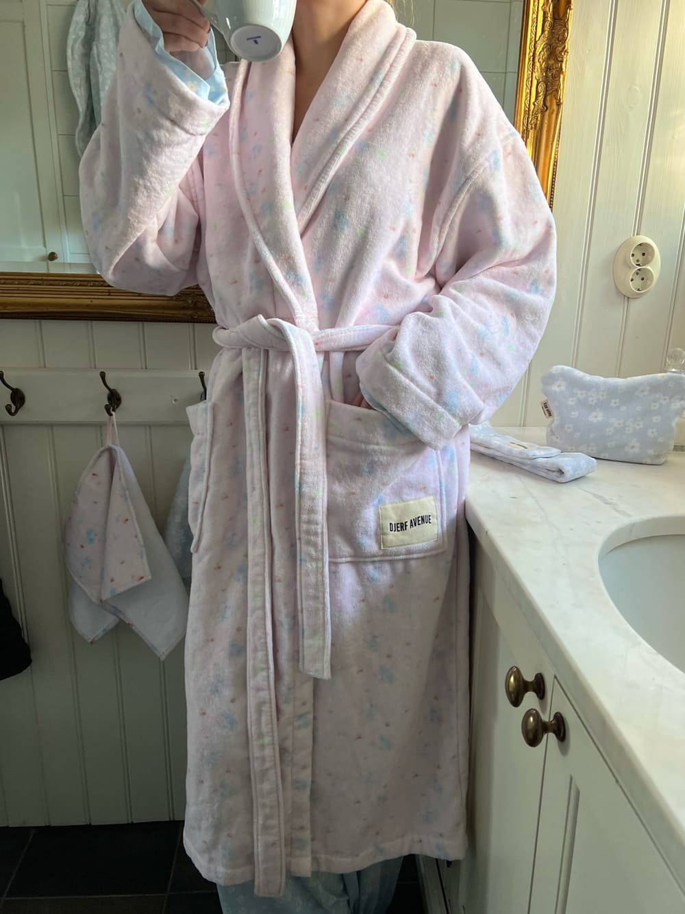 Djerf Avenue, robes, dressing gowns, soft terry robes, organic cotton ...